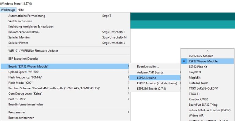 ESP32-CAM einrichten - Jan Friedrich Elektronikversand
