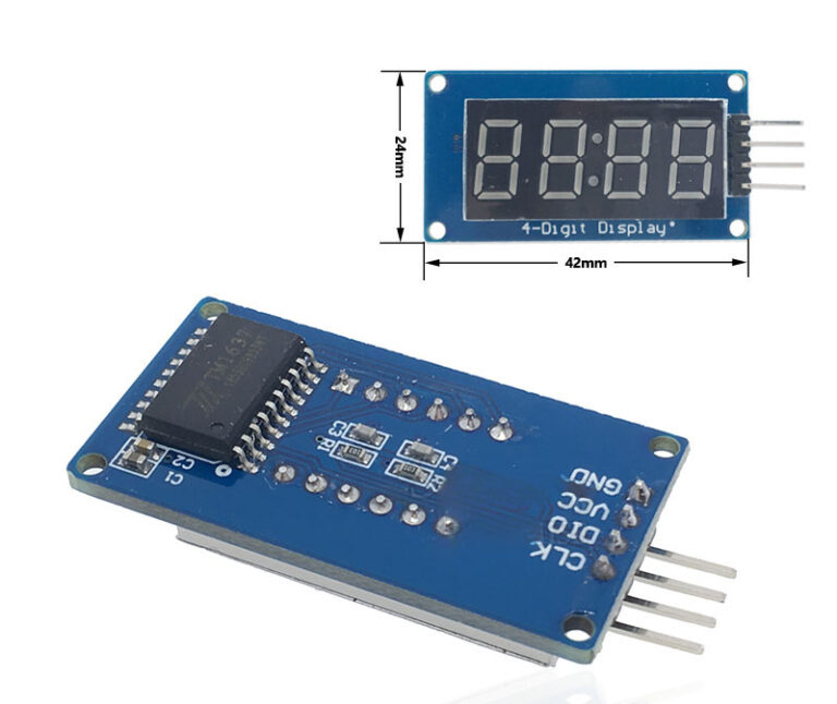 TM1637 LED 4-Ziffern 7-Segment Display - Jan Friedrich Elektronikversand