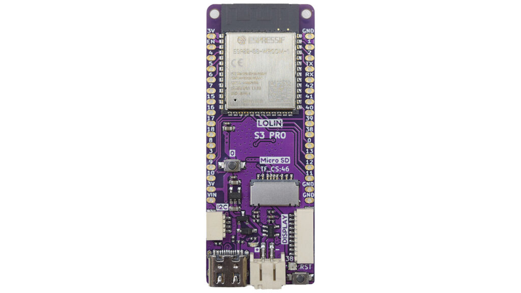 Lolin ESP32-WROOM-S3 Pro Development Board - Jan Friedrich ...