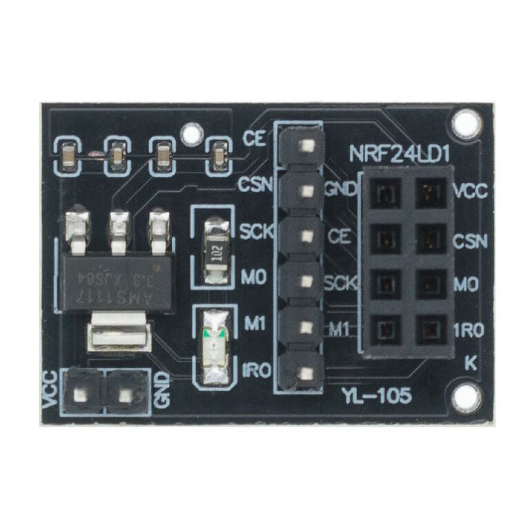 Socket / Breakout-Board für nRF24L01 Funkmodul - Jan Friedrich Elektronikversand