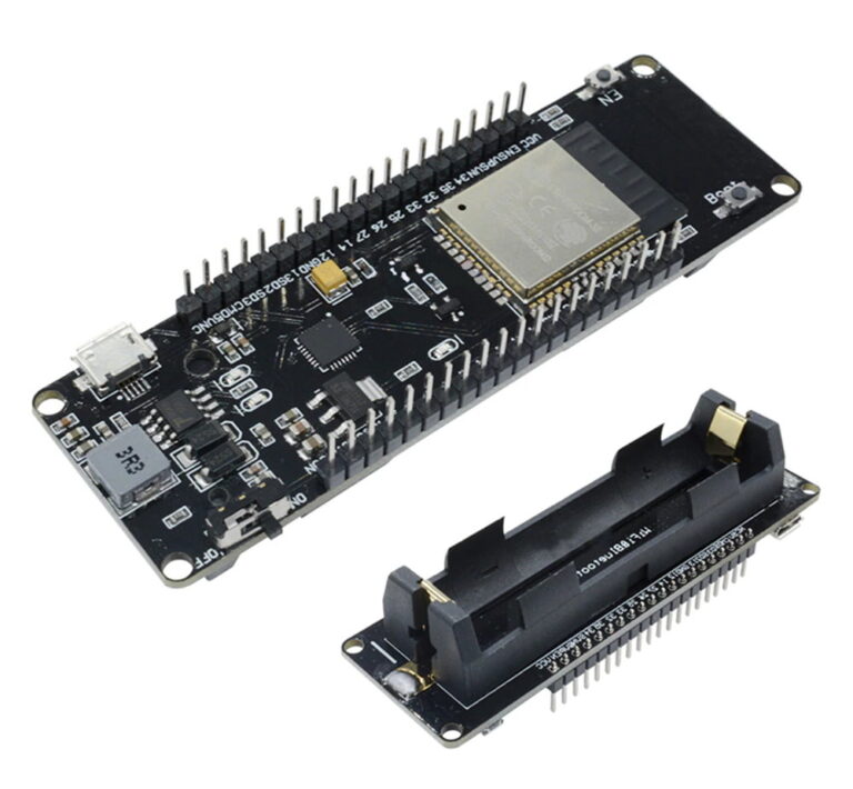 ESP32 Dev. Board mit 18650 Batteriehalterung - Jan Friedrich Elektronikversand